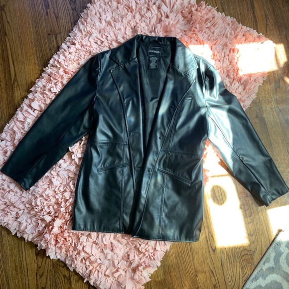 Outbrook | Jackets & Coats | Outbrook Vegan Leather Jacket | Poshmark